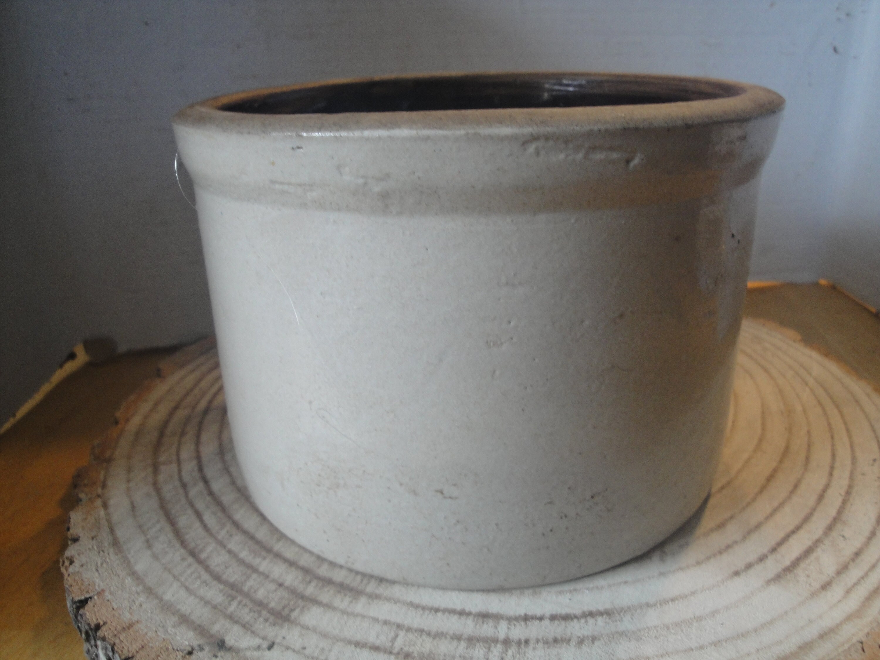 Antique Stoneware Crock , Small Old Crock Bowl Early 1900s Vintage - Etsy