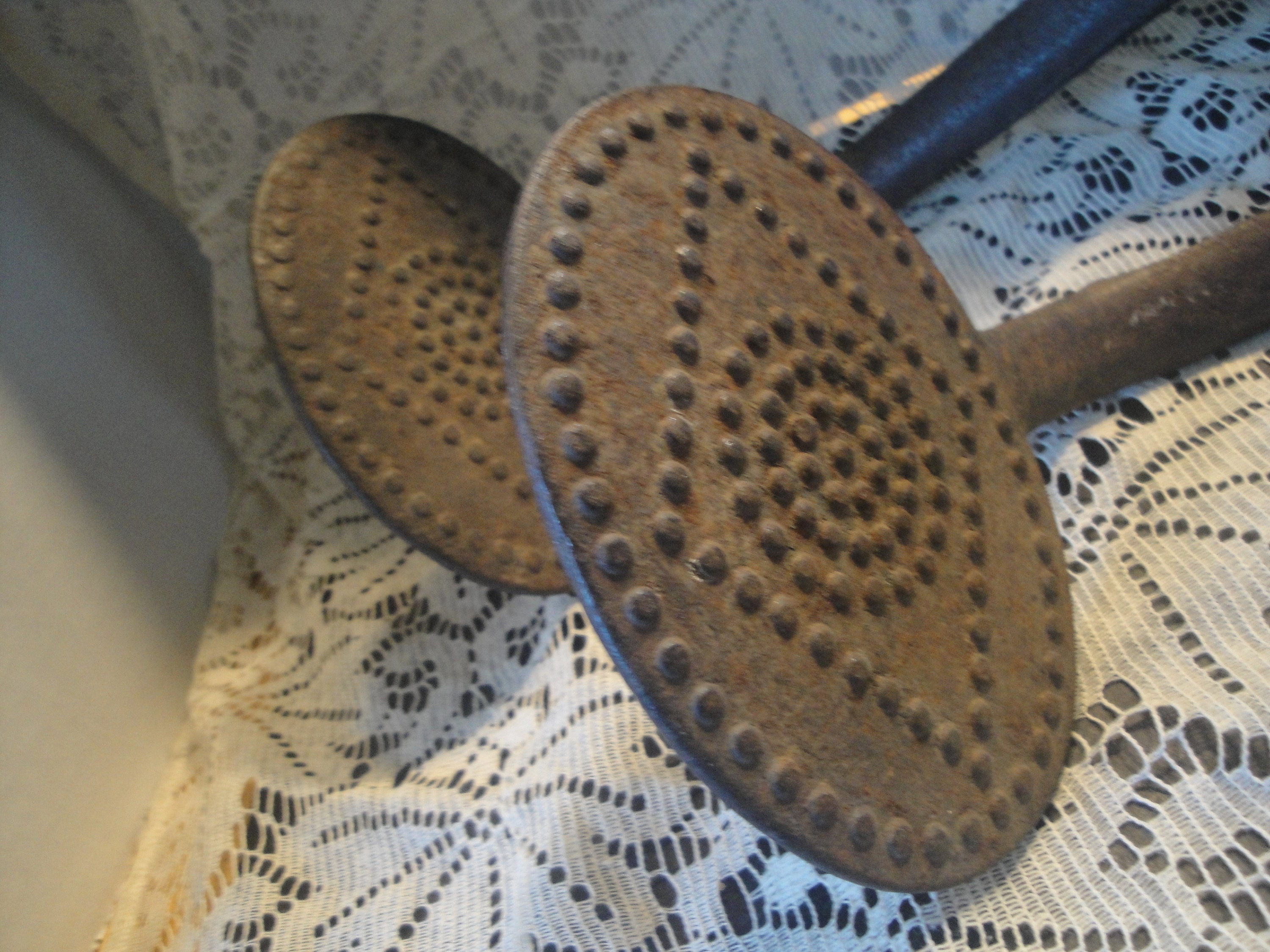 Rusty is This Nice Pair of Cast Iron Buggy Steps, Carriage Steps, Steps ...