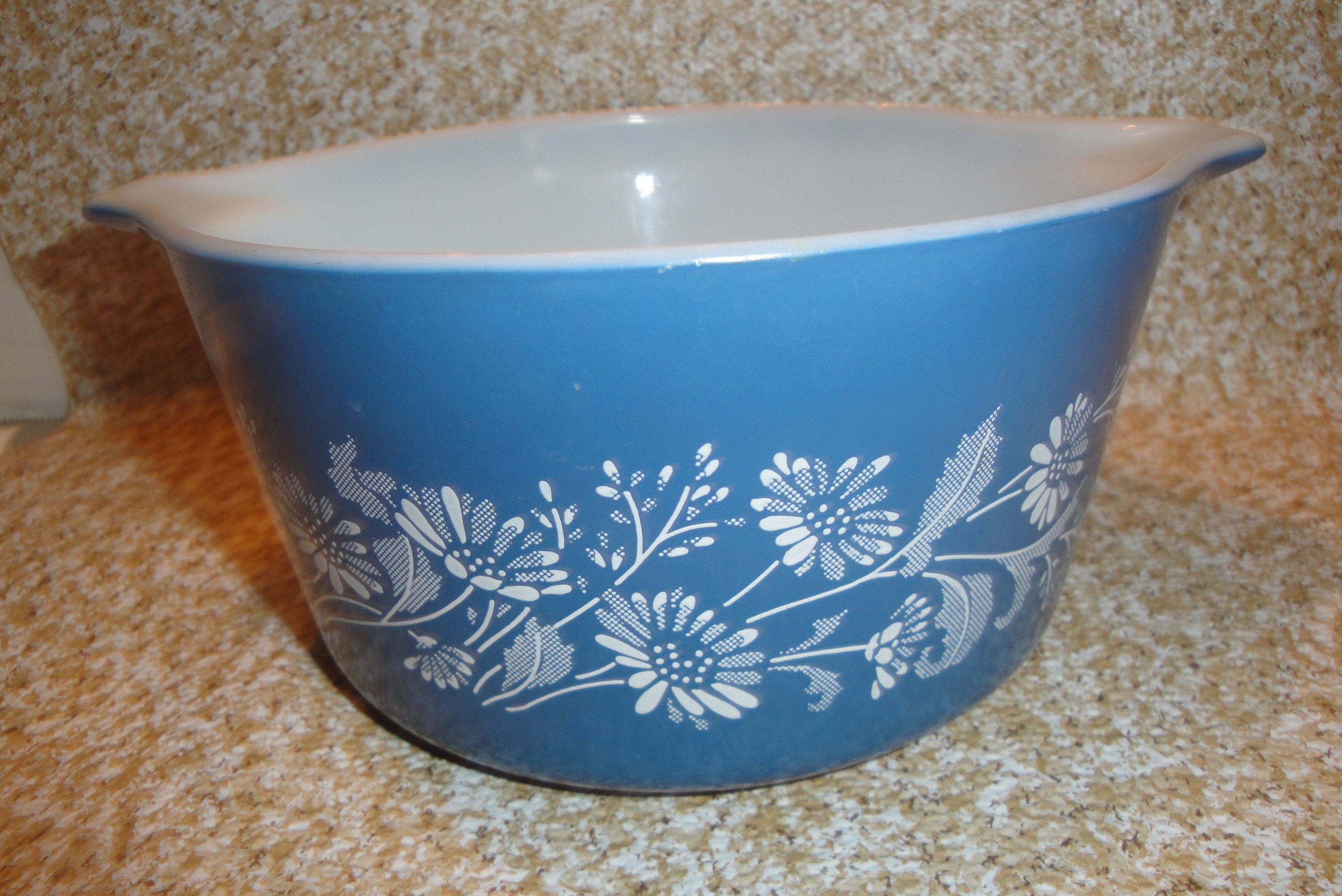 Vintage Pyrex Colonial Mist 1 Quart Casserole Dish 473-B, Dark Blue ...