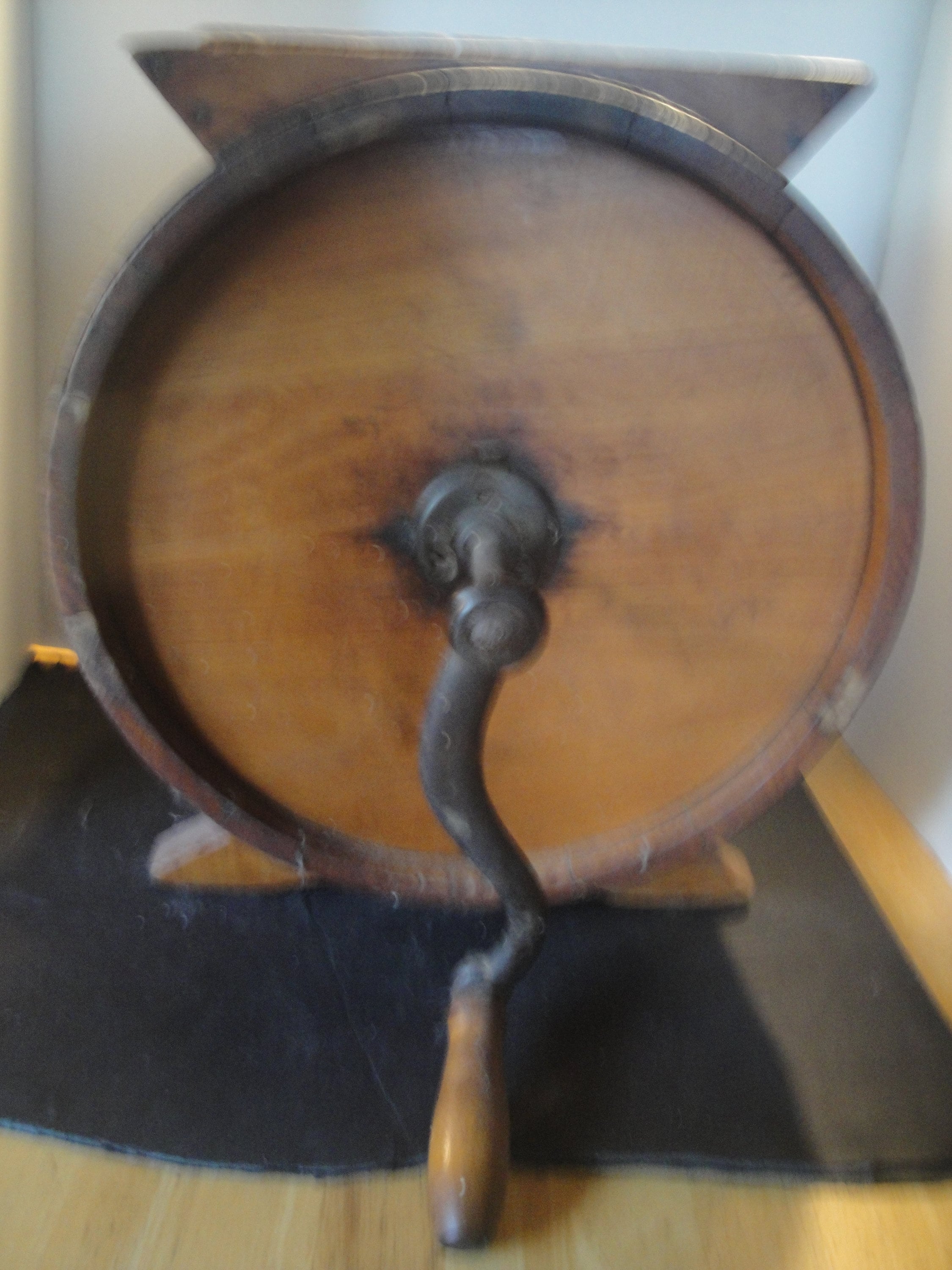 Table Top Cylinder Barrel Butter Churn, All Original With Its Own Knob ...