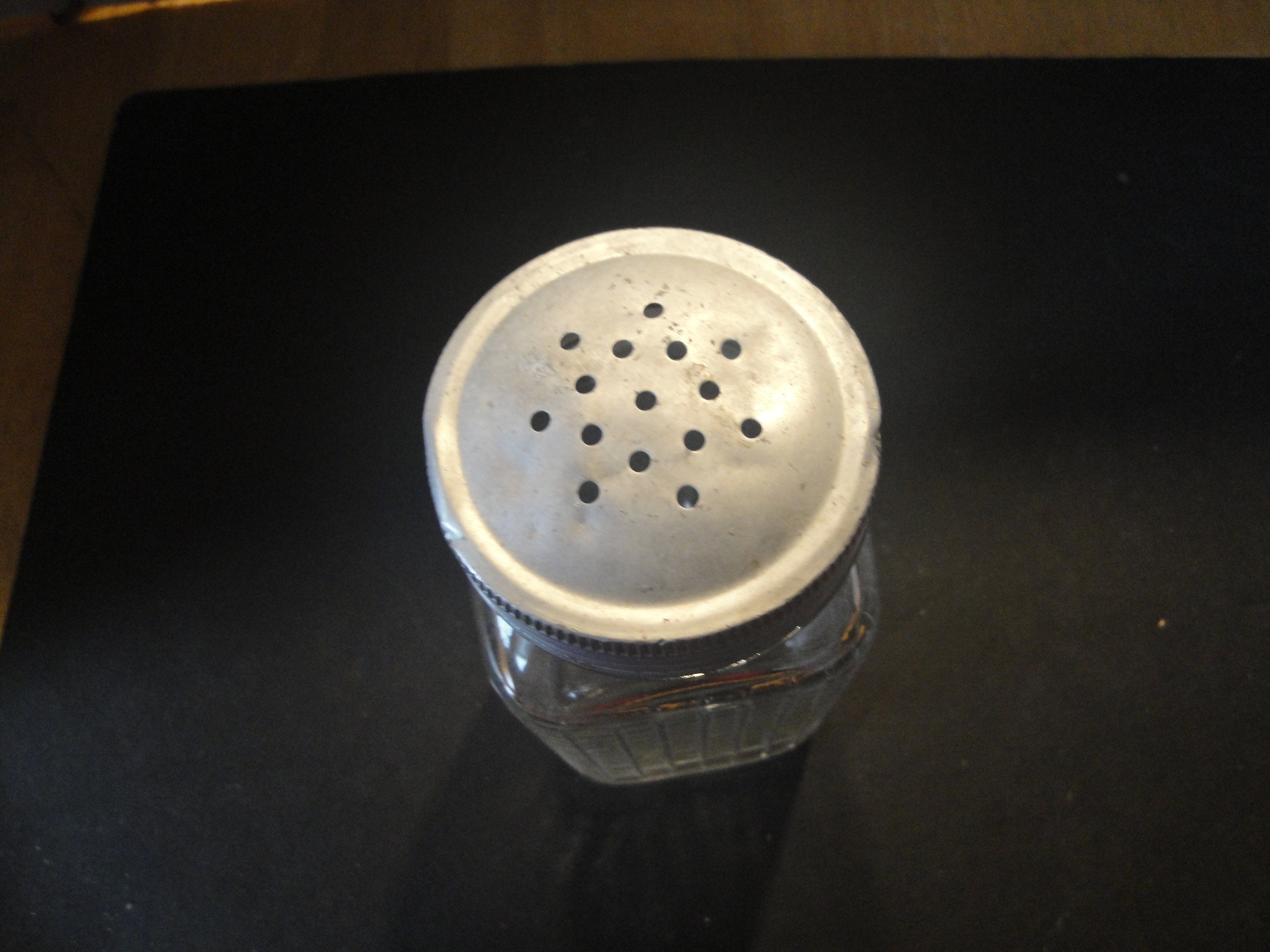 Vintage Capstan Glass Connellsville Pa. Clear Waffle Shaker - #5984 ...