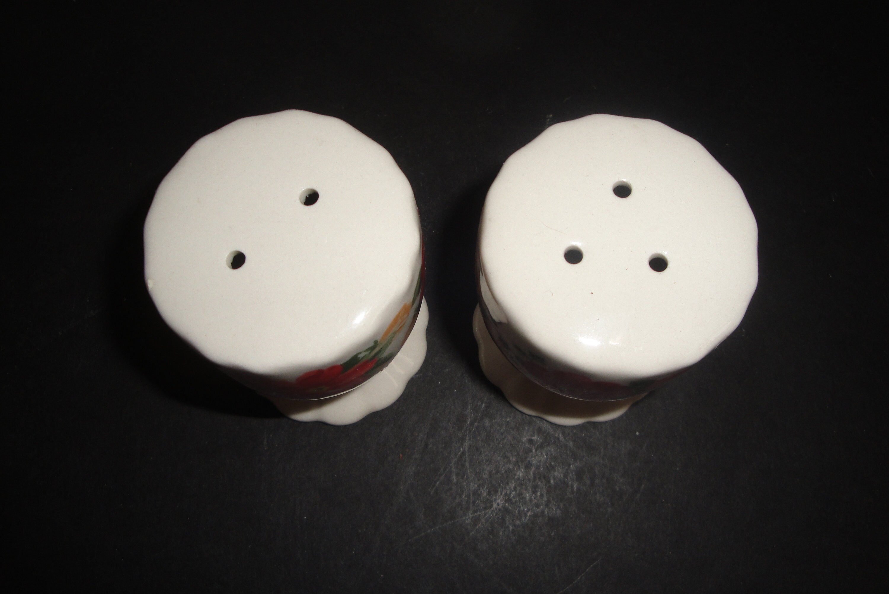 Victorian Salt and Pepper Shakers - Romantic Floral, Shabby and Cottage ...