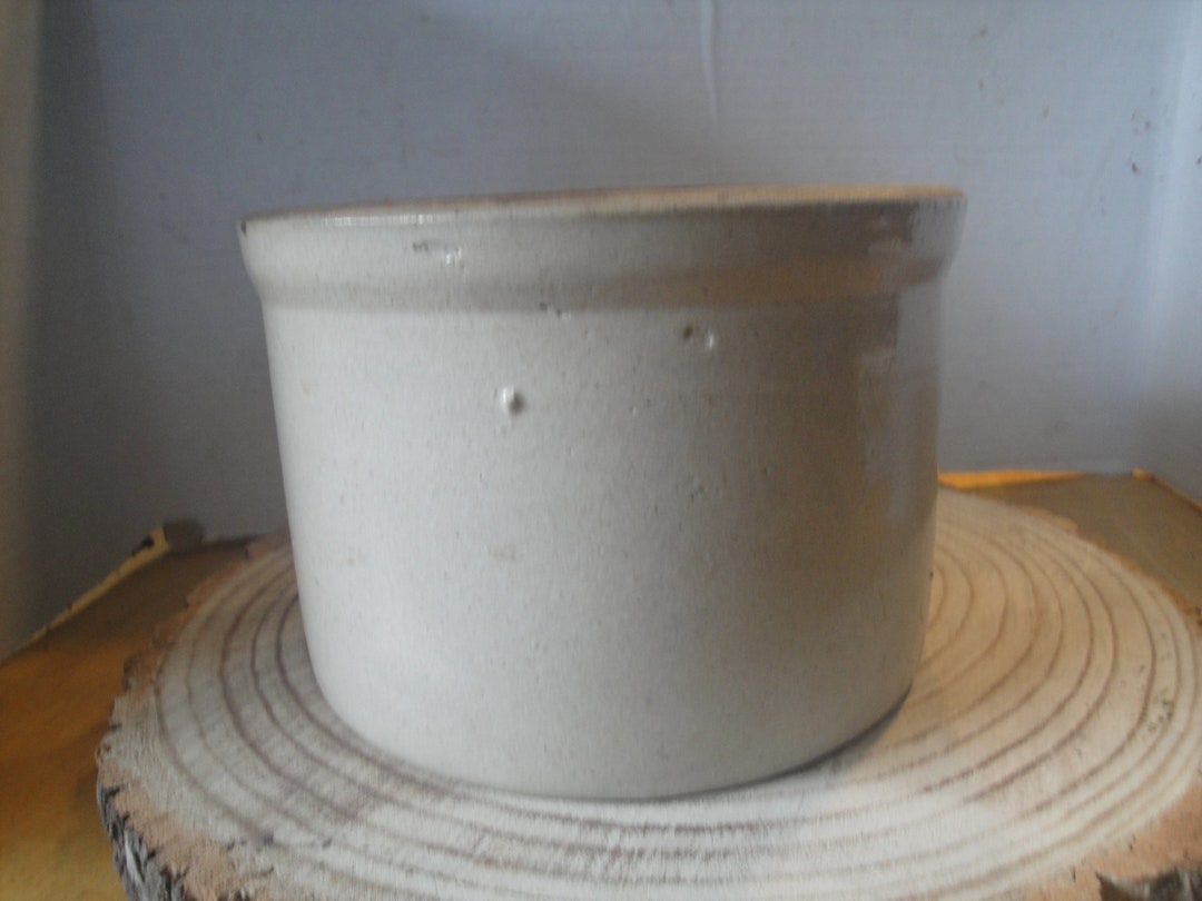 Antique Stoneware Crock , Small Old Crock Bowl Early 1900s Vintage - Etsy