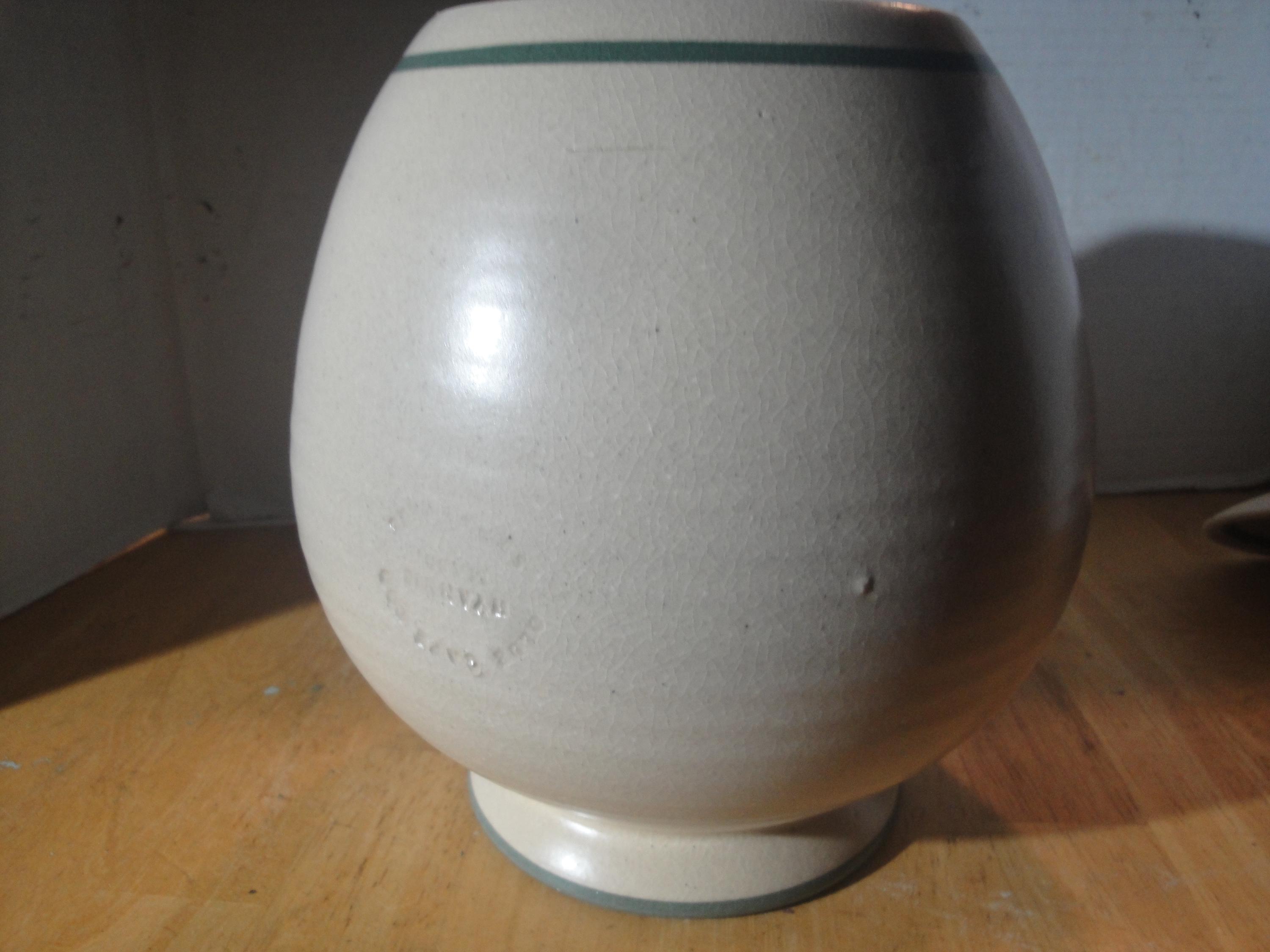 Vintage Olde Cape Cod Stoneware Cookie Jar: Hand-painted Christmas ...