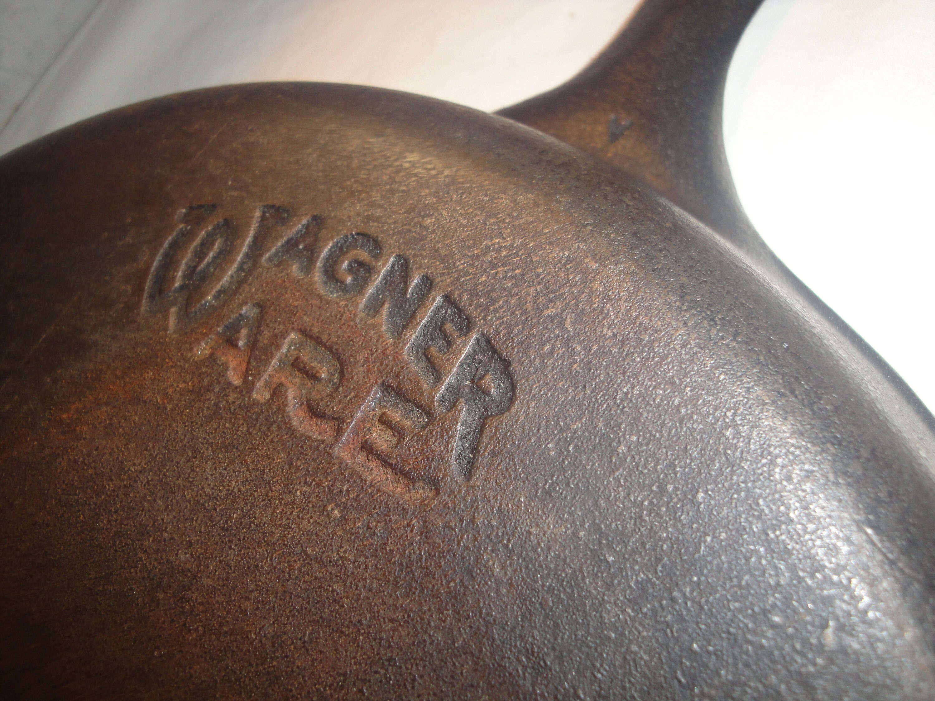 Vintage Wagner Ware 10 Cast Iron Skillet Pan Fryer Camp Fire - Etsy