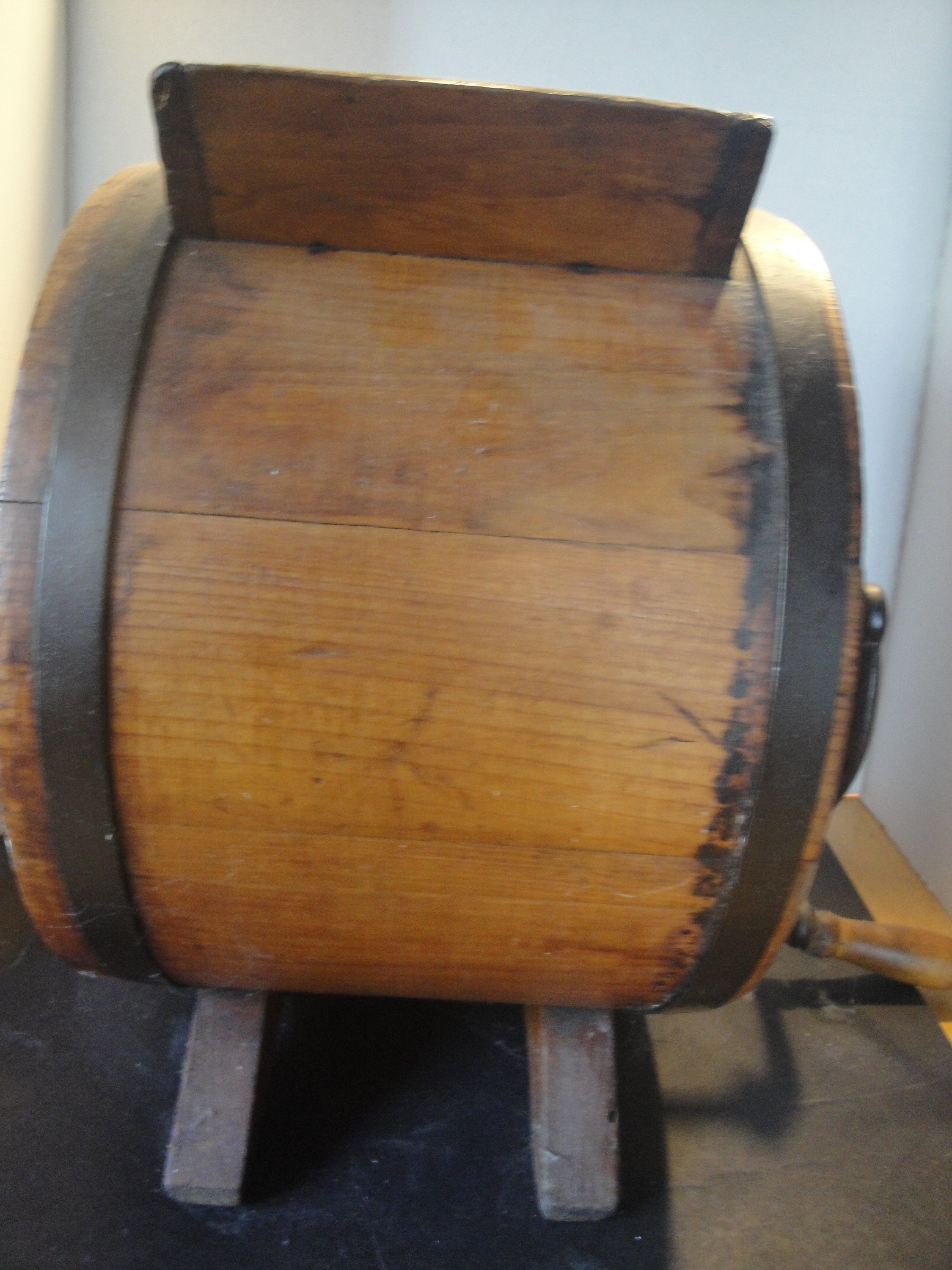 Table Top Cylinder Barrel Butter Churn, All Original With Its Own Knob ...