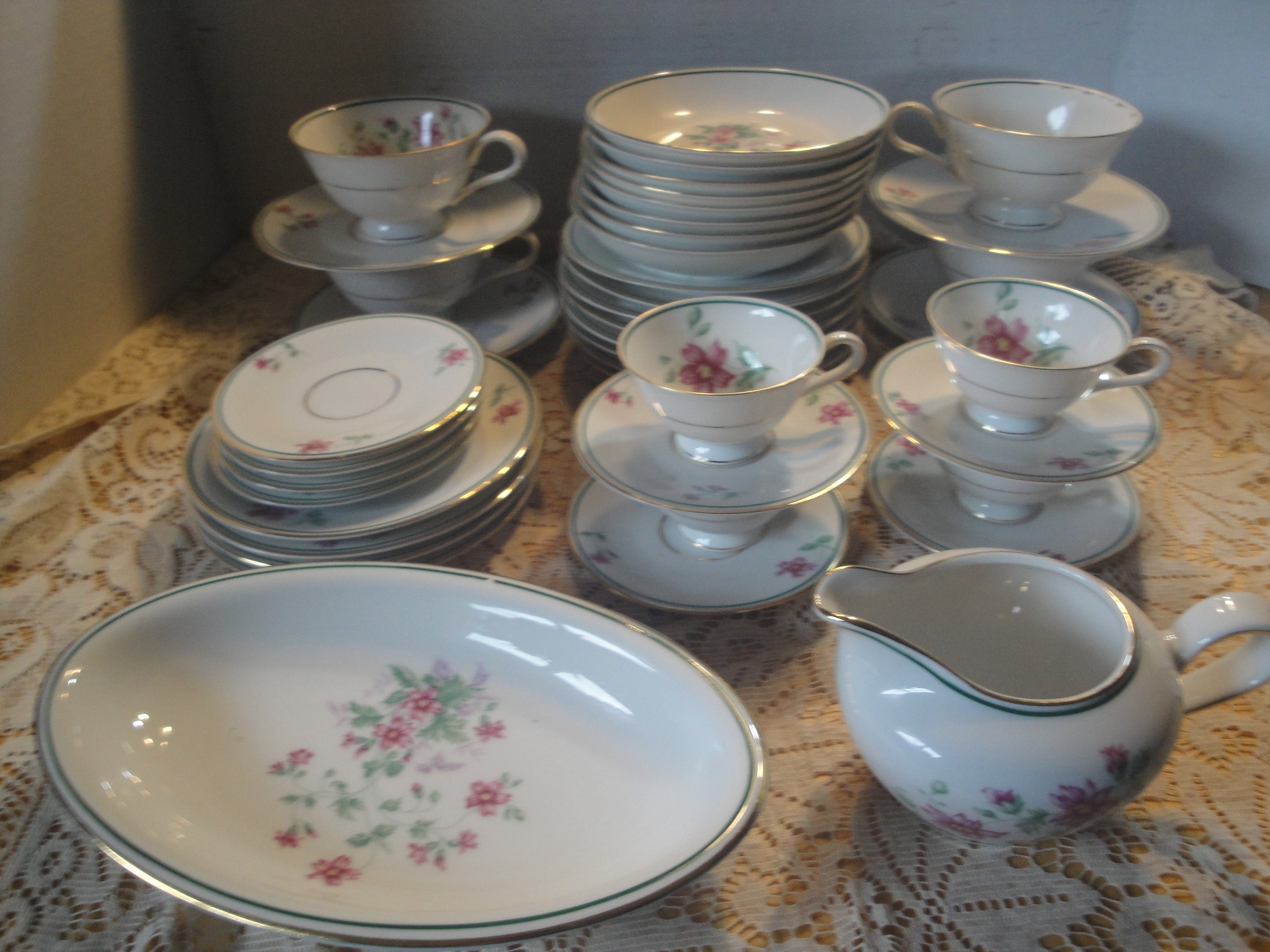 42 Pieces of Heinrich & Co. Selb Bavaria Germany Fine China - Maytime ...