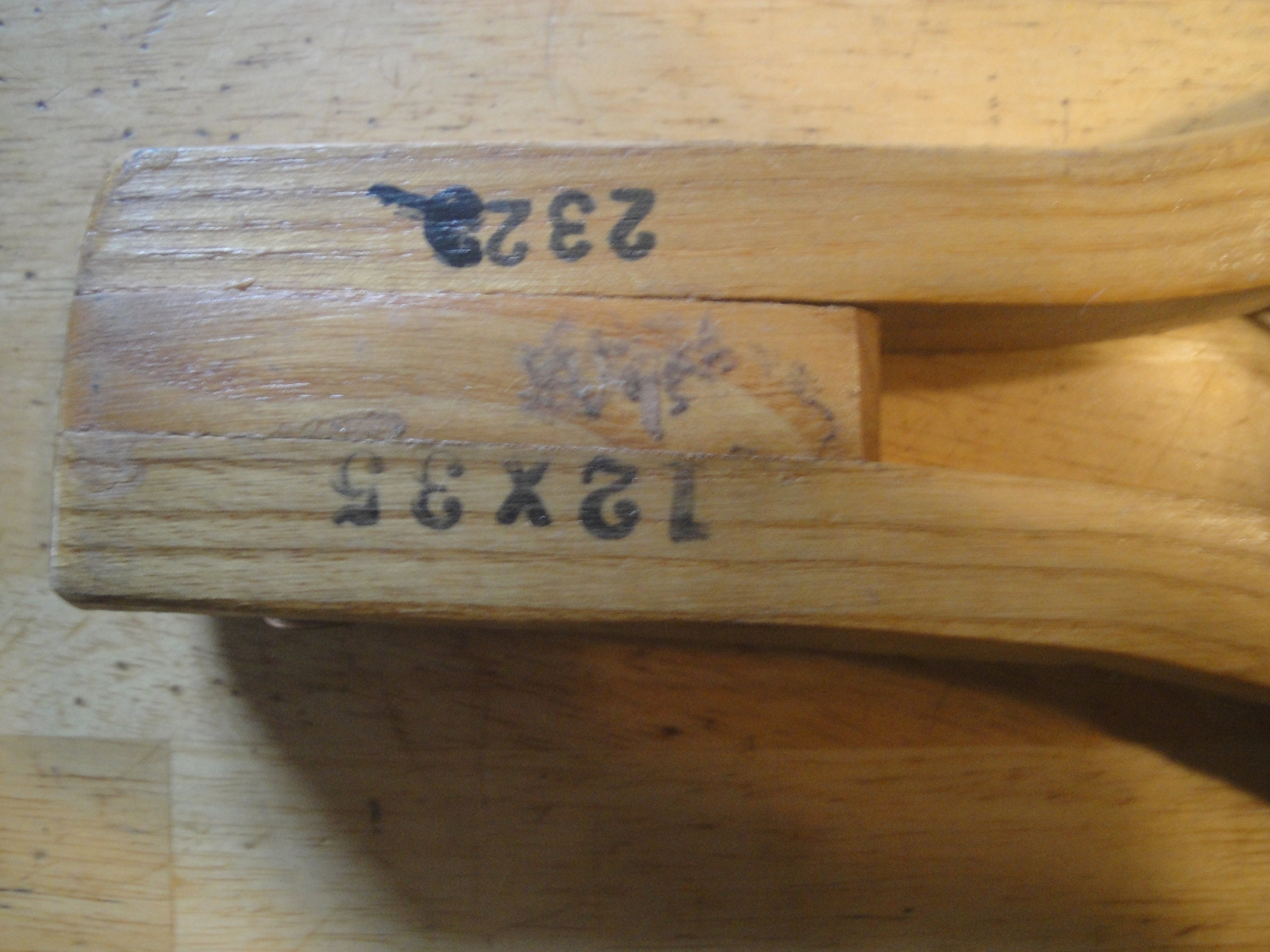 Iverson Snowshoes , Wood and Neoprene With Attached Bindings. 12 X 35 ...