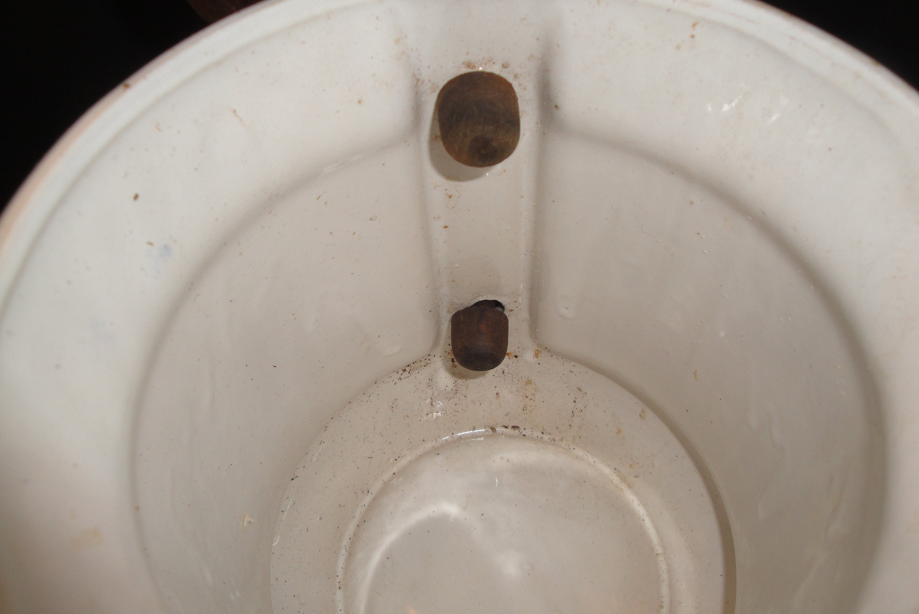 Vintage Kitchen Wall Box With Wood Bracket Large Blue and - Etsy