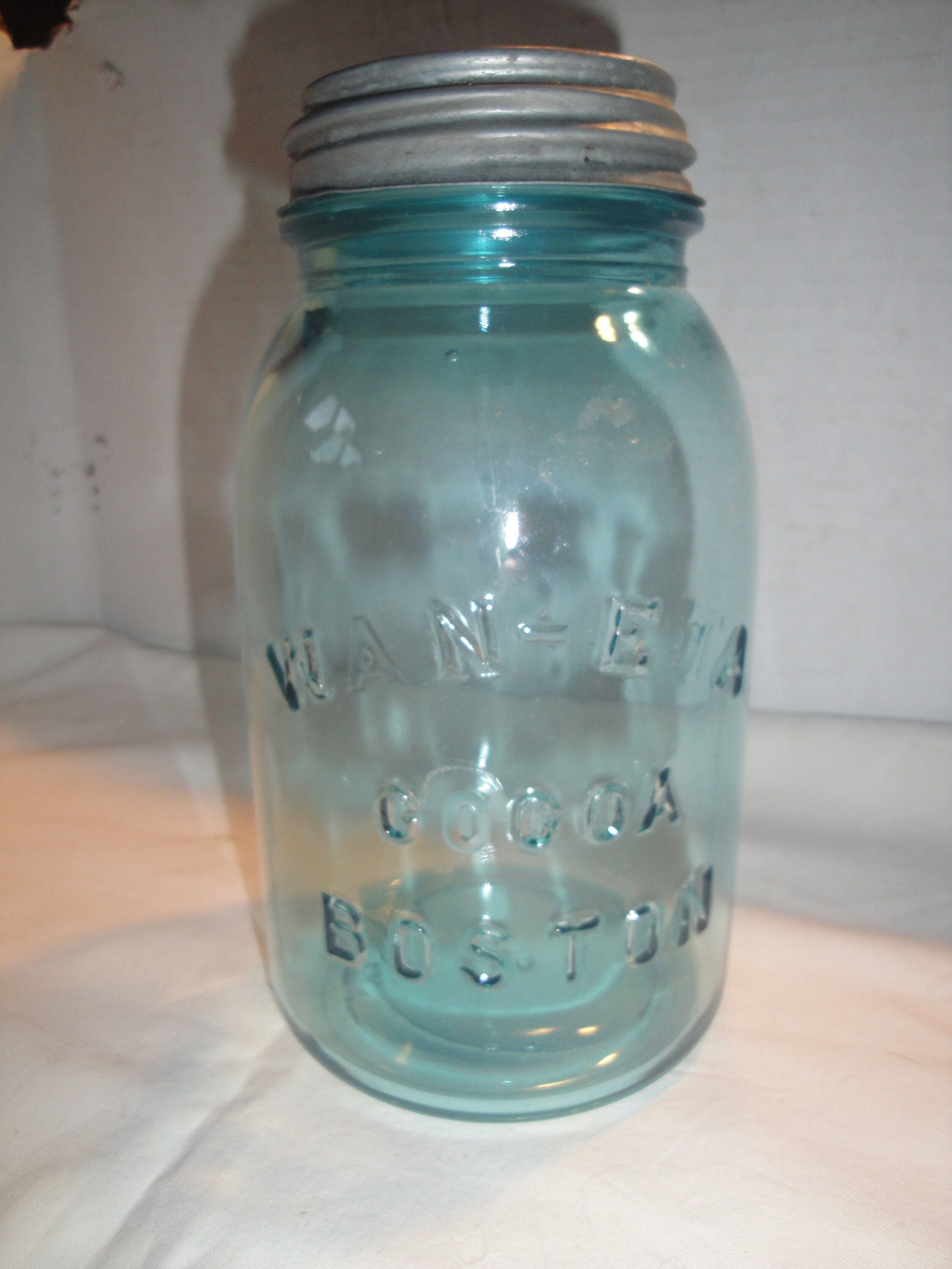 Artifact: This is A Circa 1920's WAN-ETA Cocoa Jar From Boston, in ...