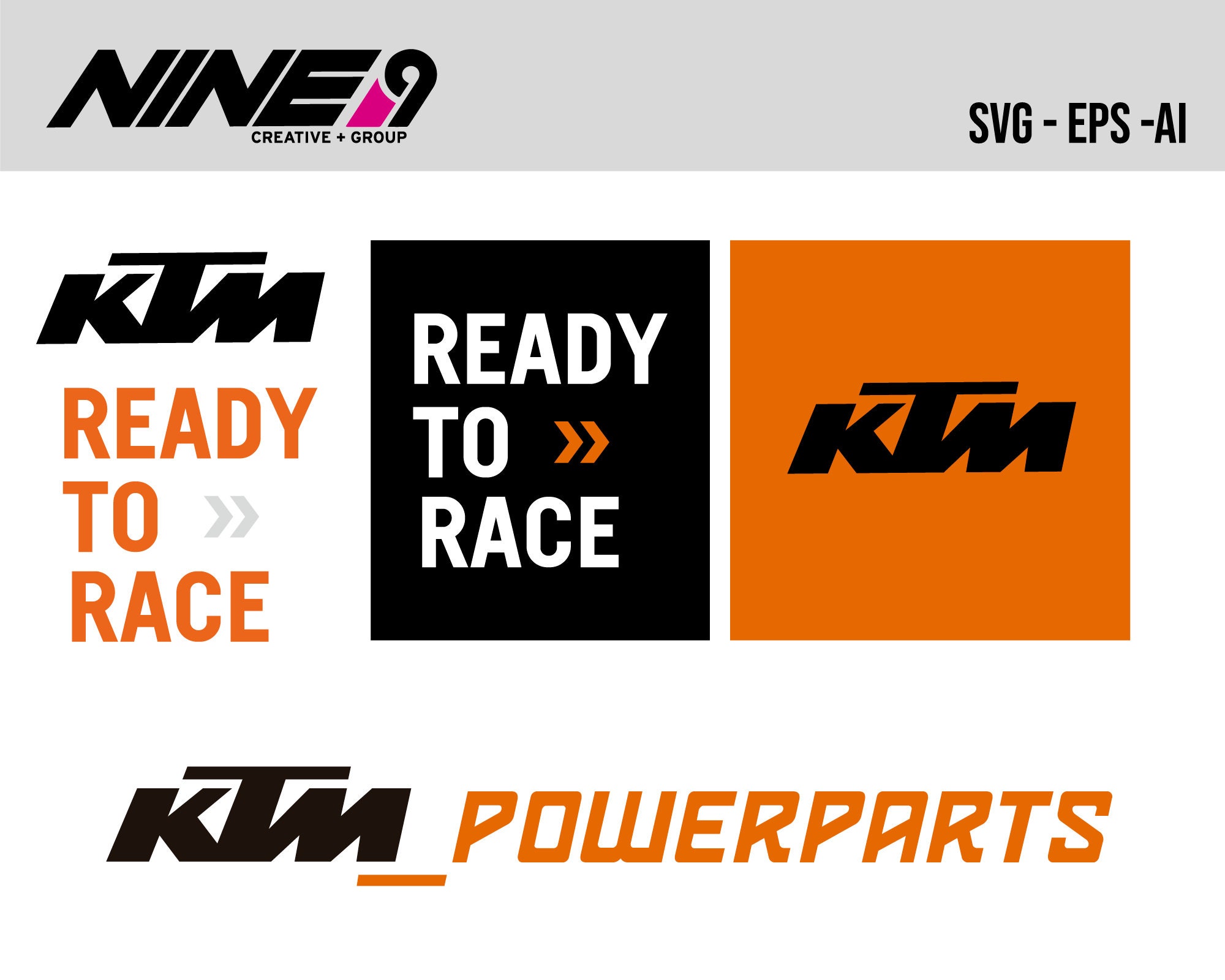 Ktm Racing Logo Vector