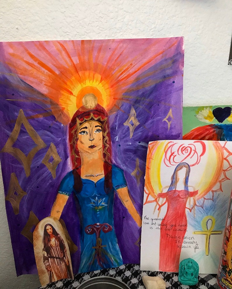 Mary Magdalene Painting Print - Etsy