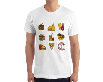 Food t shirt | Etsy