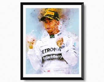 Lewis Hamilton Artwork - Etsy