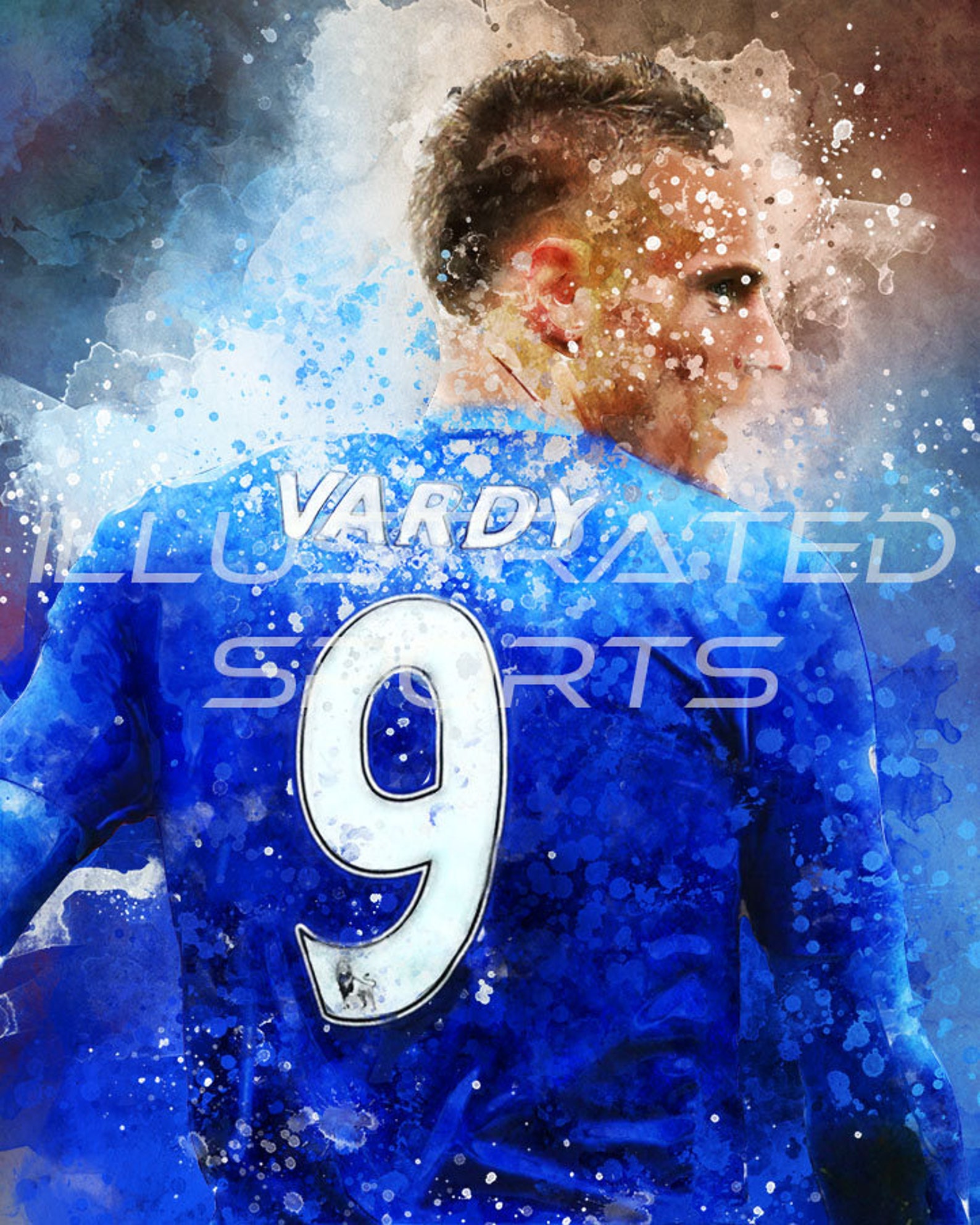 Jamie Vardy Print. High Resolution Digital Download Printable - Etsy
