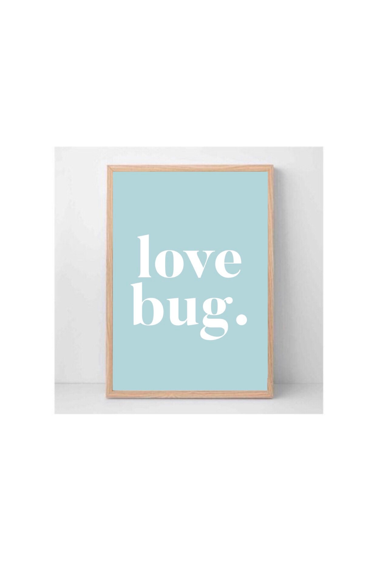 Love Bug Print Printable Digital Download Nursery Baby Wall | Etsy