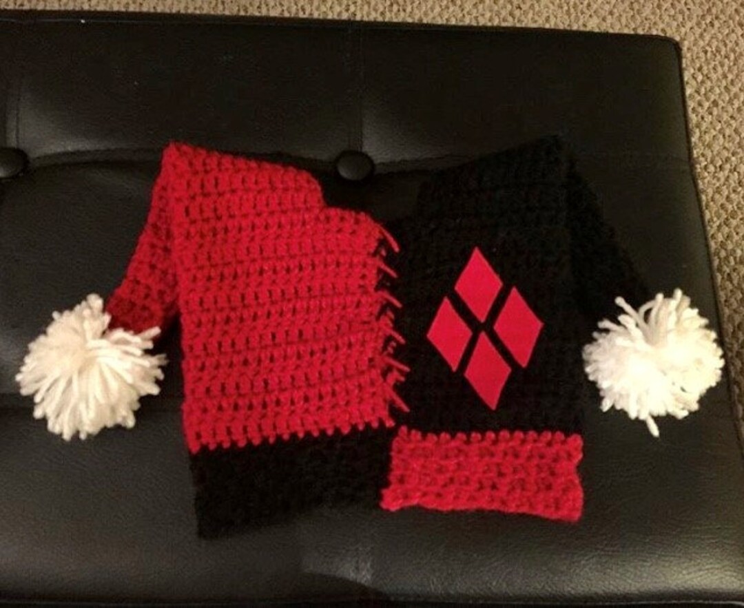 Harley Quinn Beanie - Etsy