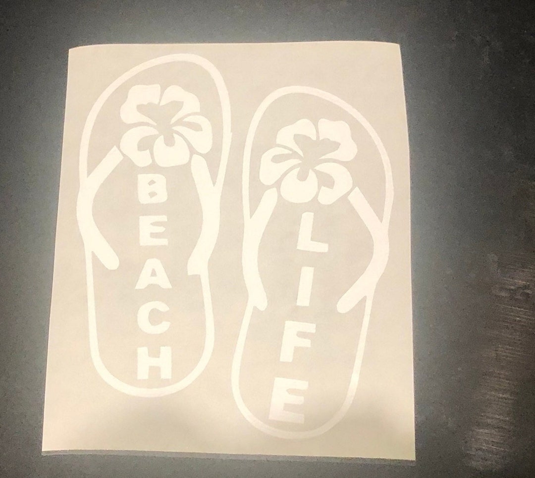 Beach Life Sticker / Beach Sticker / Beach Life Decal Vinyl - Etsy