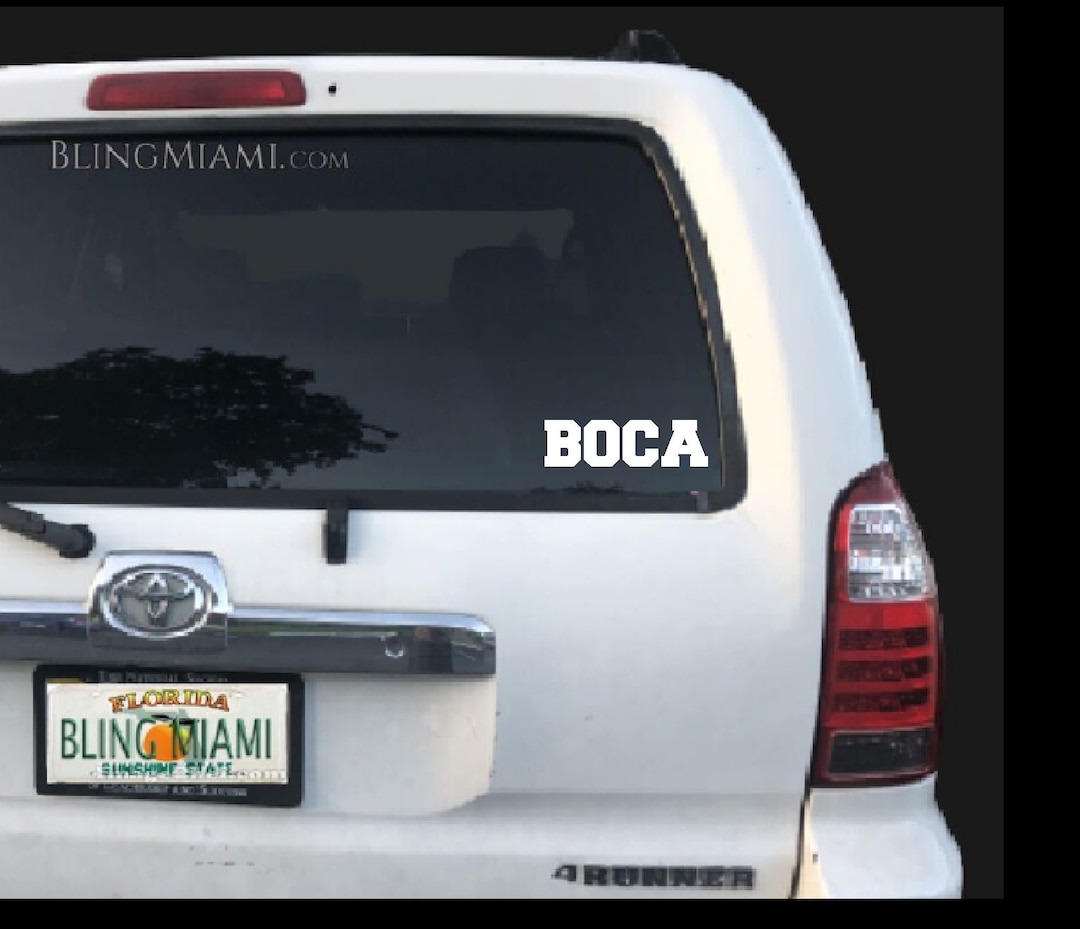 Buy Boca Sticker Window Decal, Boca Raton Florida Sticker, Boca Sticker ...