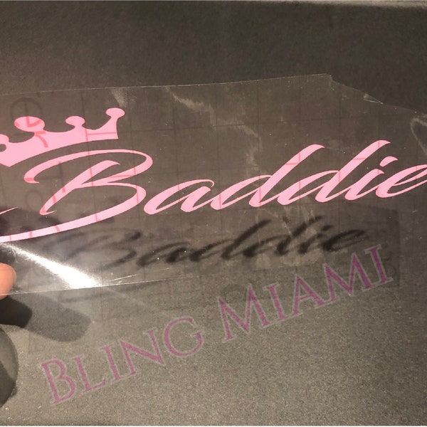 Baddie Decal - Etsy