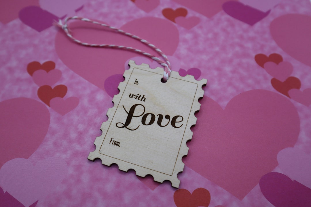 Personalized Gift Tag, Love Gift Tag, Wood Gift Tag, Gifts for Her ...