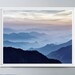 Blue Mountain Photo Printable Nordic Wall Art Landscape - Etsy