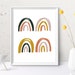 Watercolor Boho Rainbows Nursery Printable Wall Art, Gender Neutral ...
