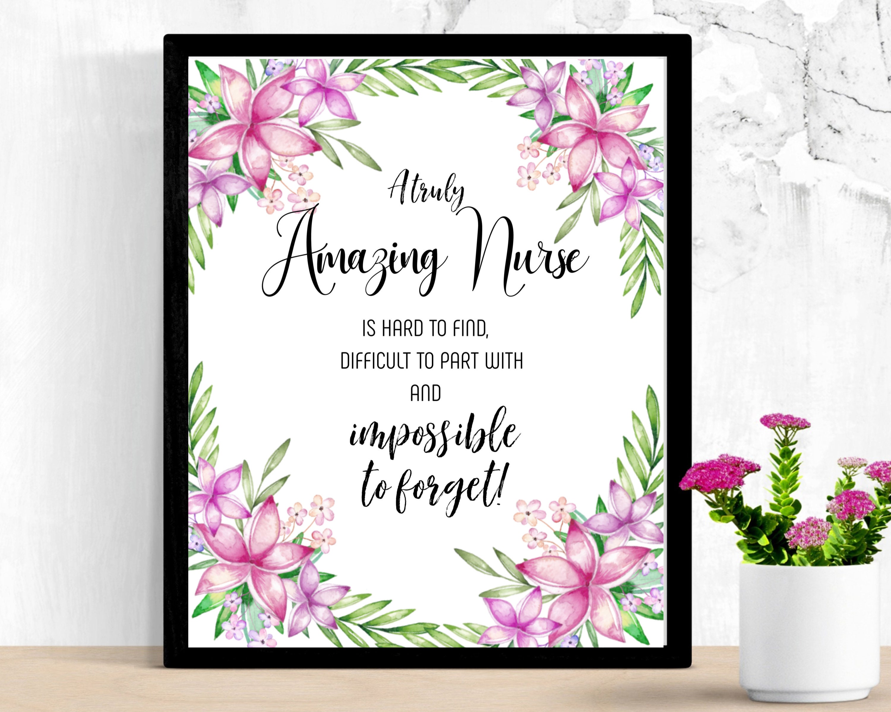 Gift for Nurse A Truly Amazing Nurse is Hard to Find - Etsy