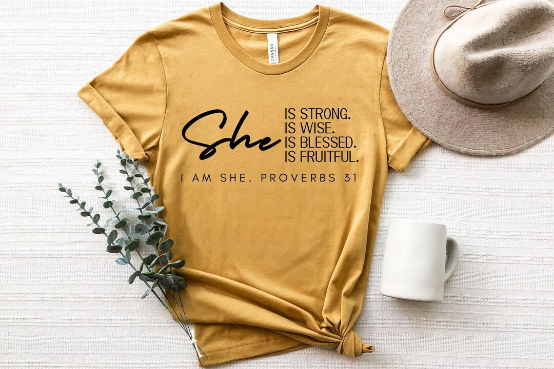 Elle est forte PNG, je suis elle PNG Svg, proverbes 31 PNG, fort Svg ...