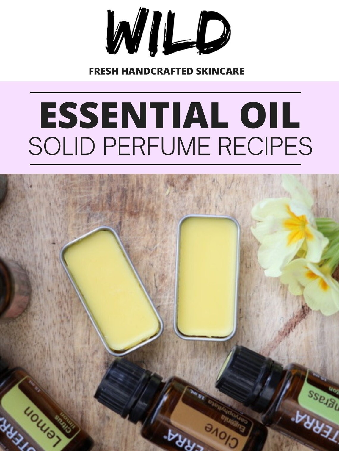 Recipe Essential Oil Solid Perfume Download - Etsy