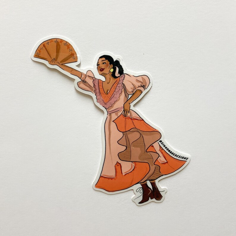 Nuevo León Inspired Folklorico Sticker only 1 - Etsy