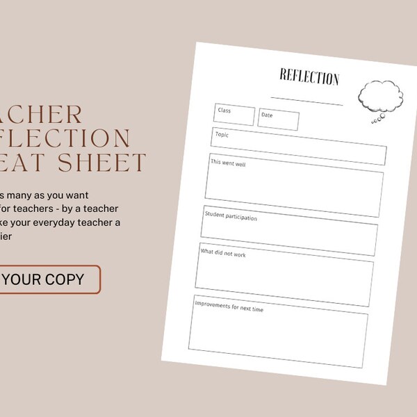 Cheat Sheet - Etsy