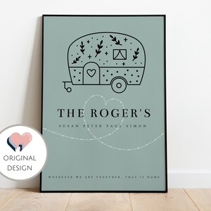 Personalised Caravan Gift, Caravan Decor Sign, Travel Adventures ...