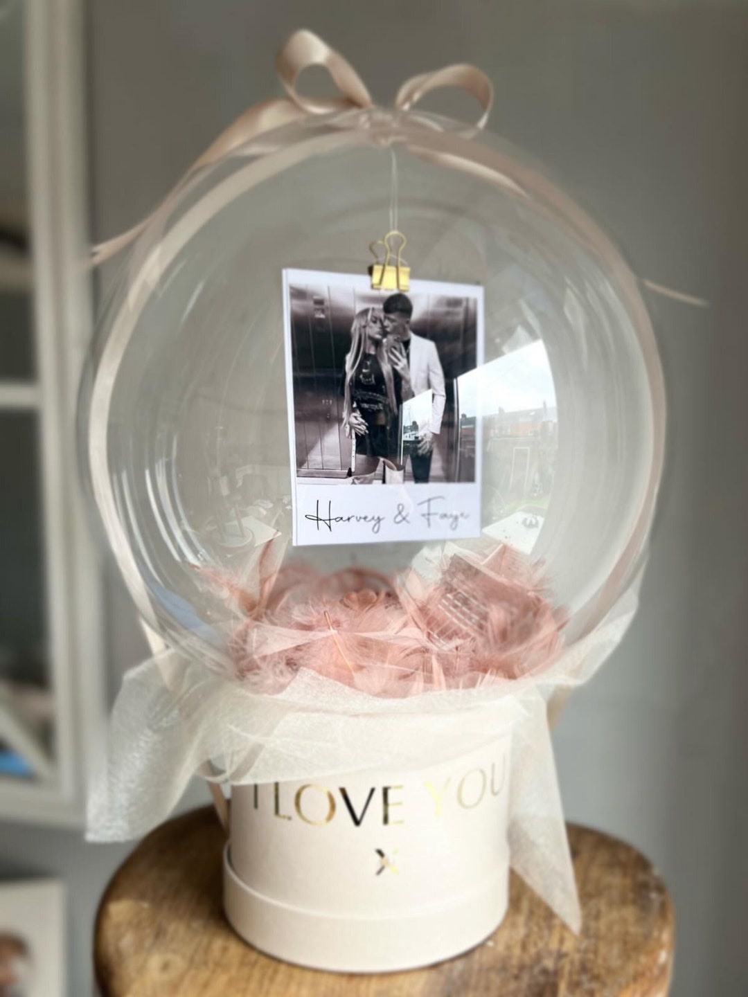 Photograph in a Balloon, Polaroid Bubble Balloon, Photo Inside a ...