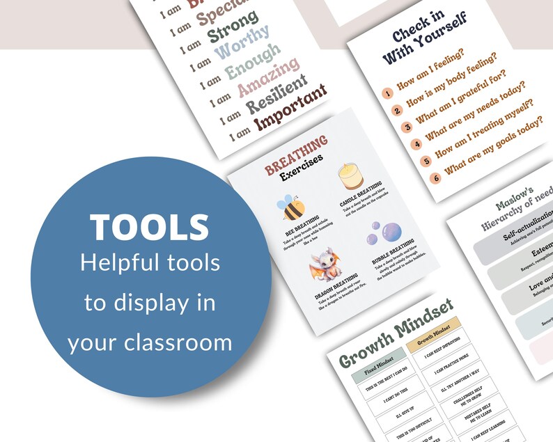 40 Calming Corner Classroom Decor Resources Calming Down Printable ...