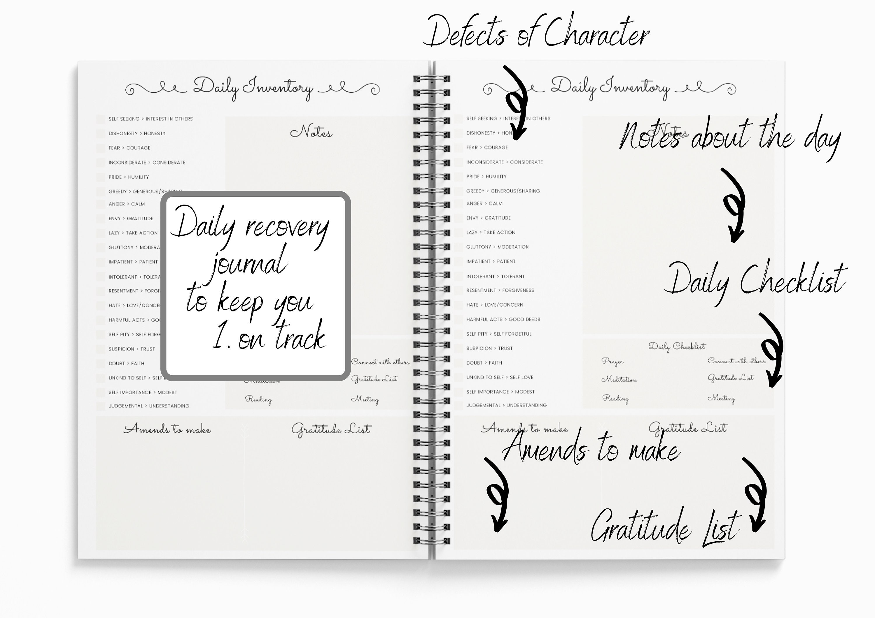 Personalised Recovery Journal 12 Step Program Addiction - Etsy UK