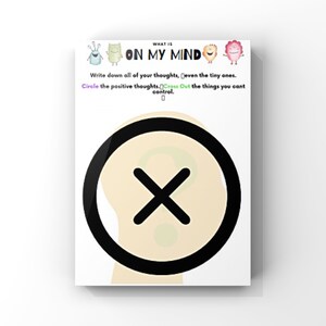 Kids With Anxiety, Worry Workbook, Children Anxiety, Kids Mental Health ...