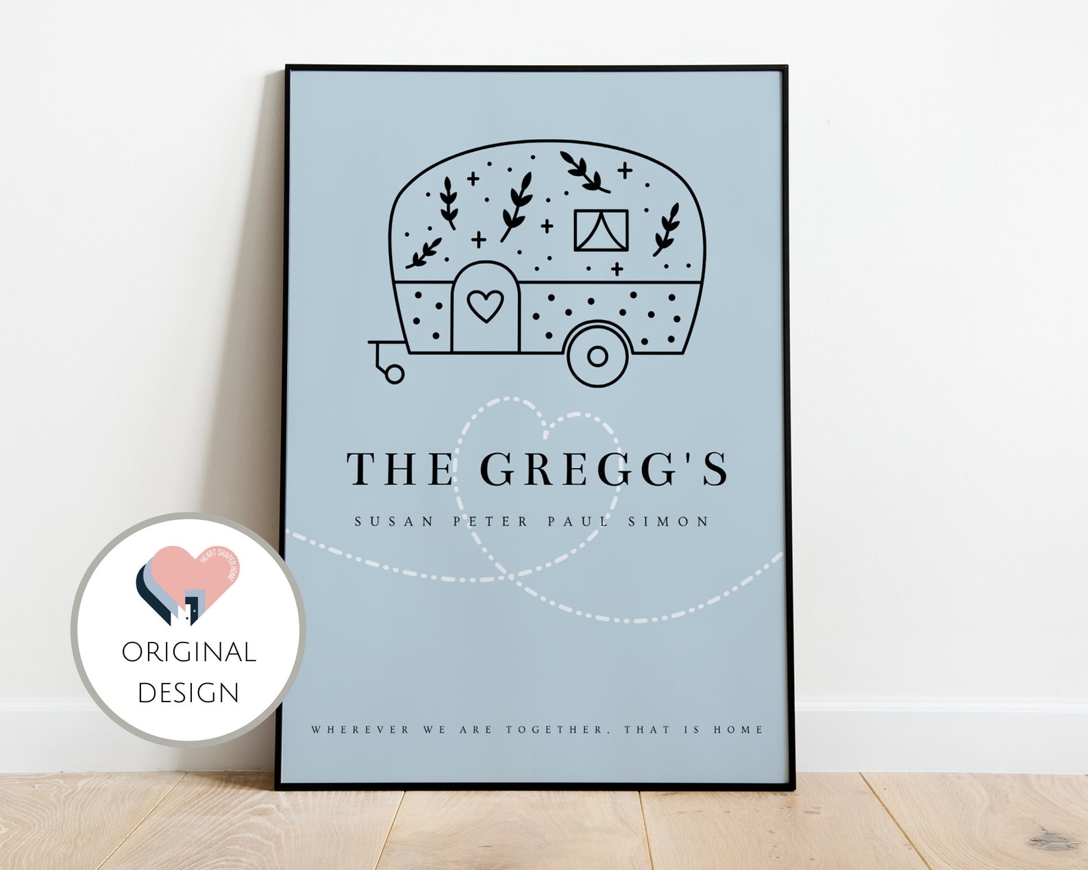 Personalised Caravan Gift, Caravan Decor Sign, Travel Adventures ...