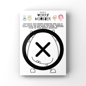 Kids With Anxiety, Worry Workbook, Children Anxiety, Kids Mental Health ...