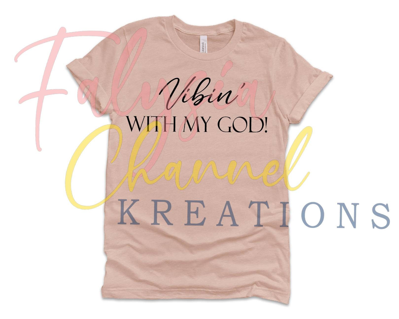 Vibin With My God SVG - Etsy