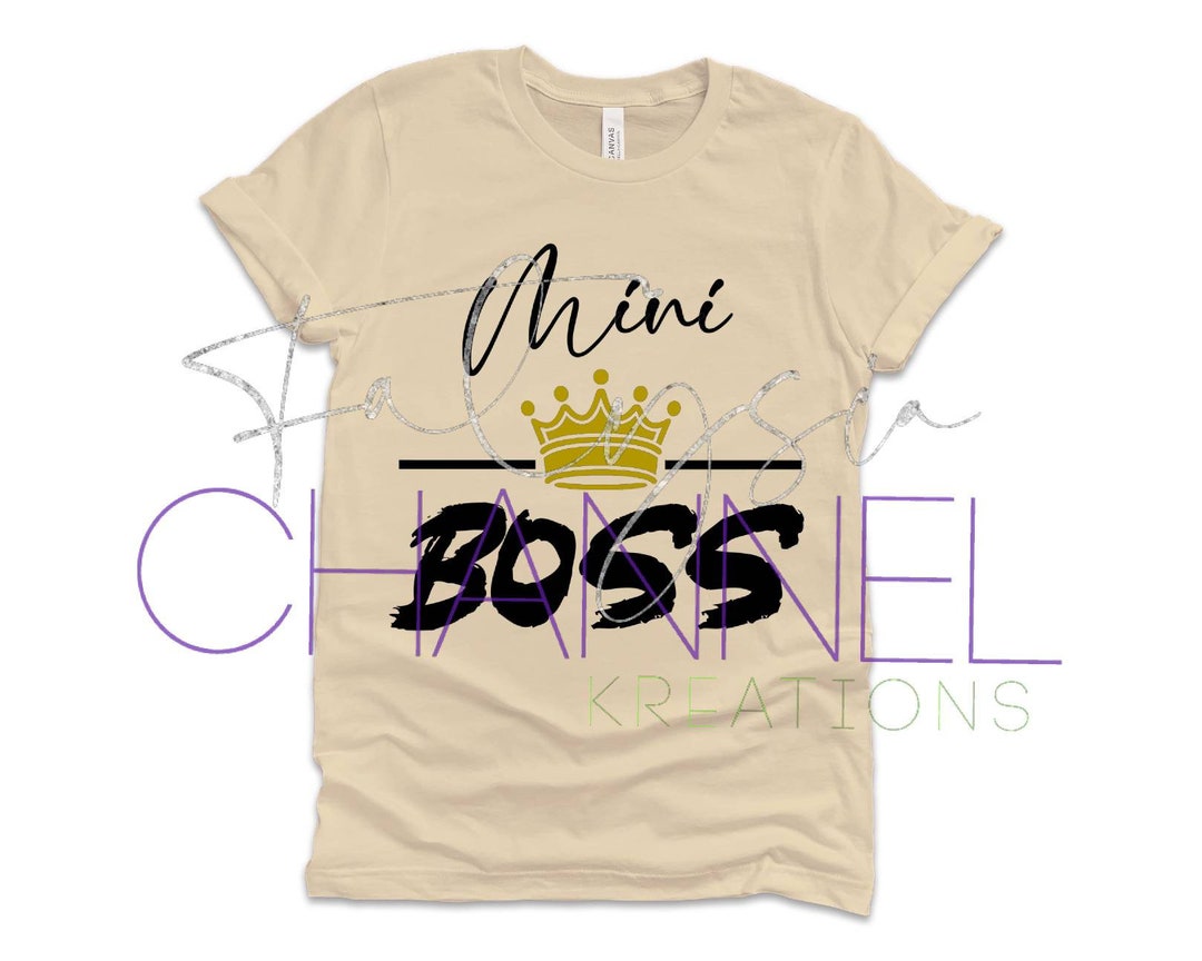Mini Boss SVG - Etsy