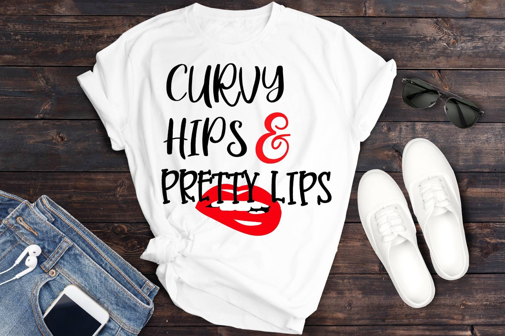 Curvy Hips Pretty Lips Svg - Etsy