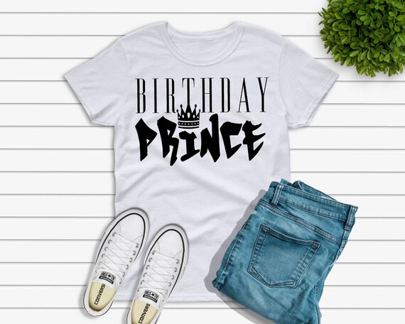 Birthday Prince SVG/PNG - Etsy