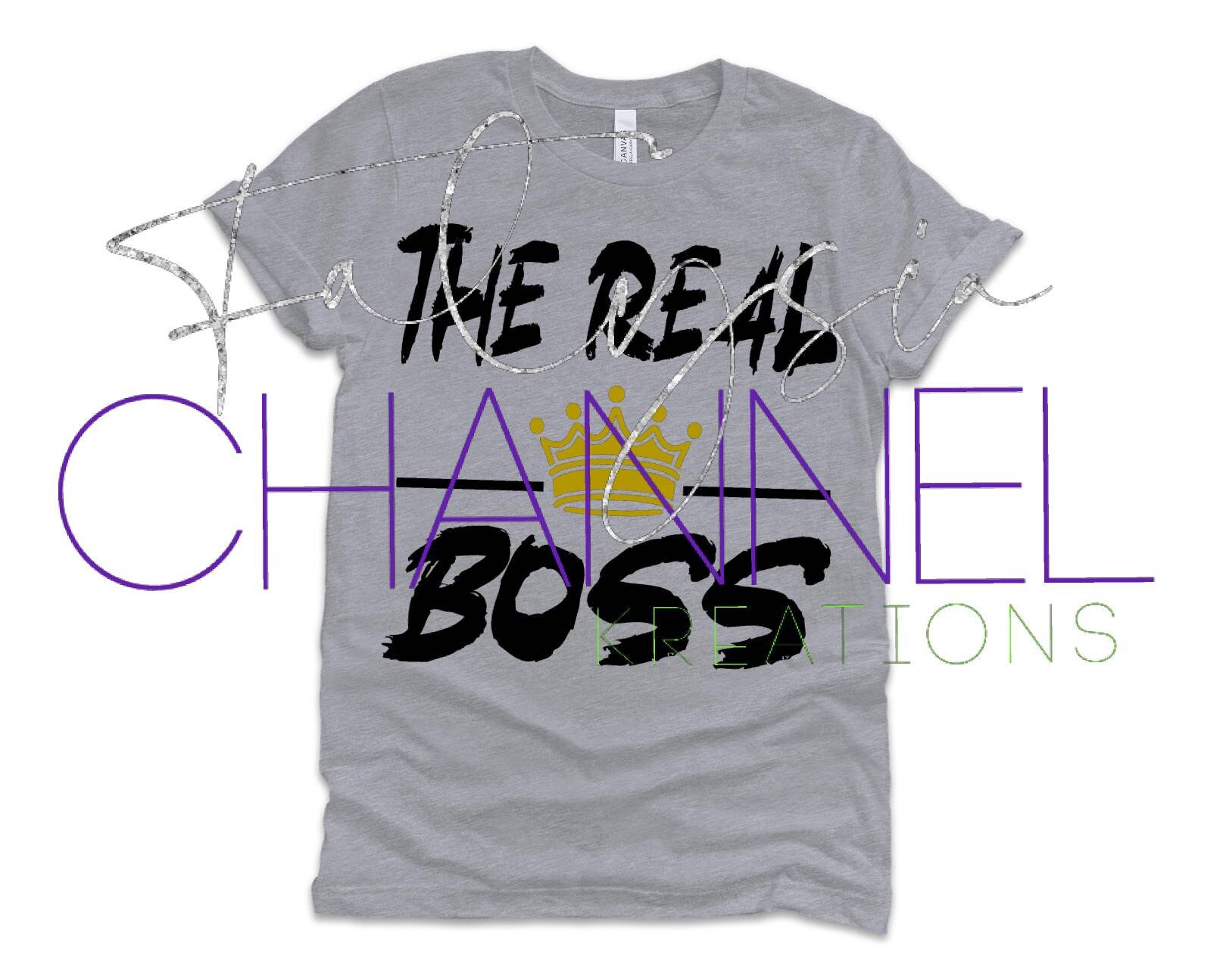 The Real Boss SVG | Etsy