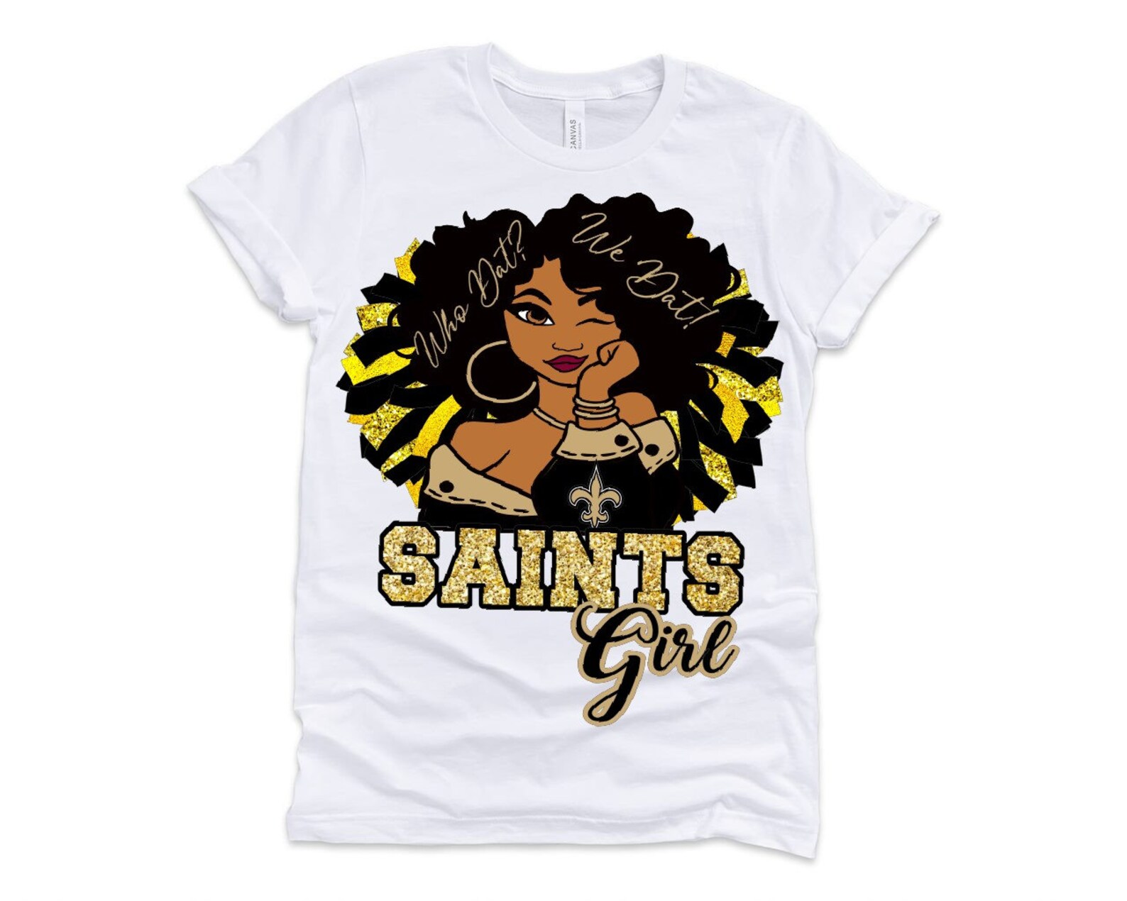 Saints Girl PNG - Etsy