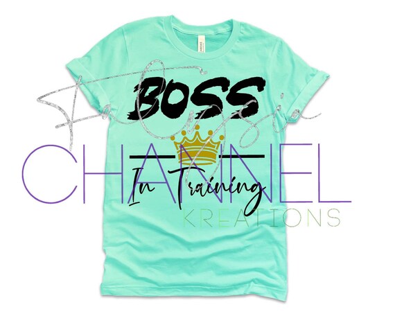 Boss in Training SVG - Etsy