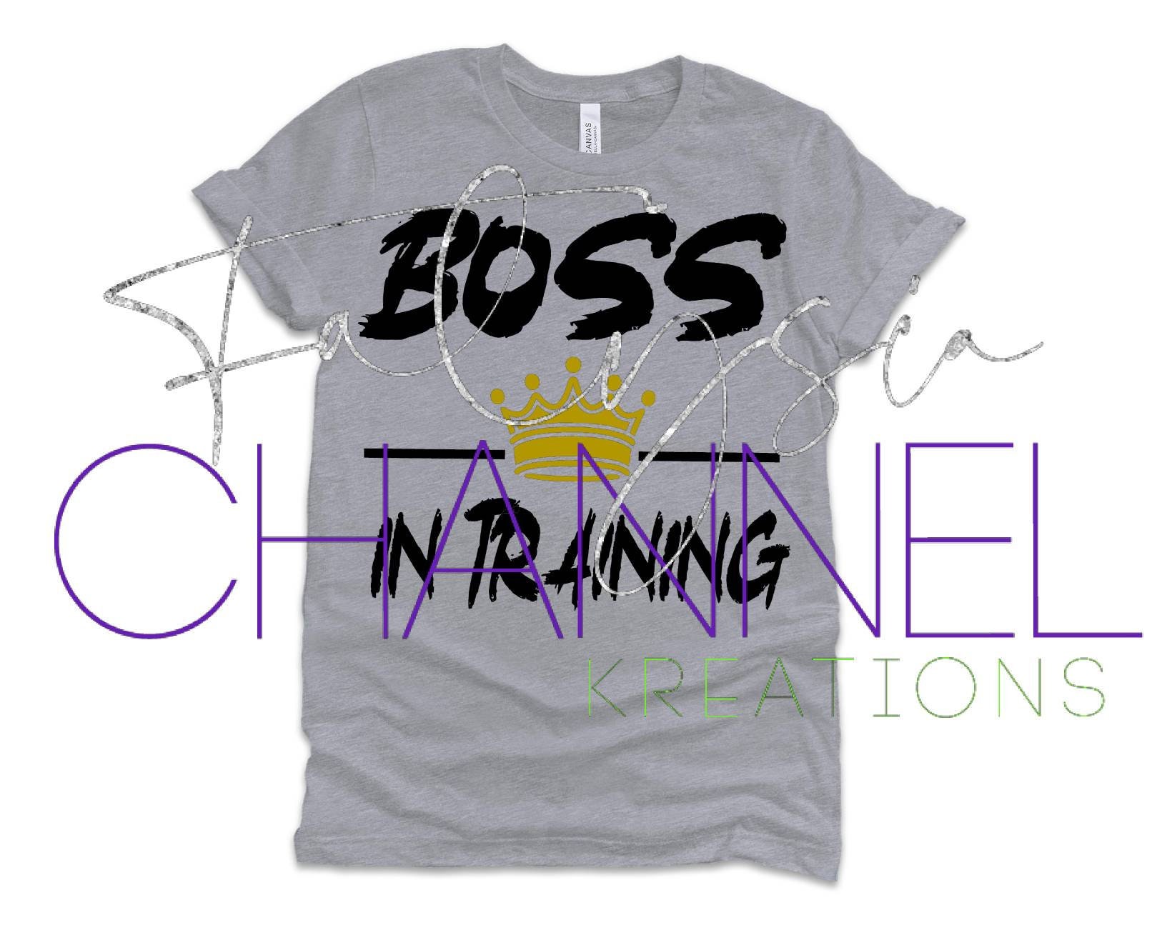 Boss in Training SVG - Etsy