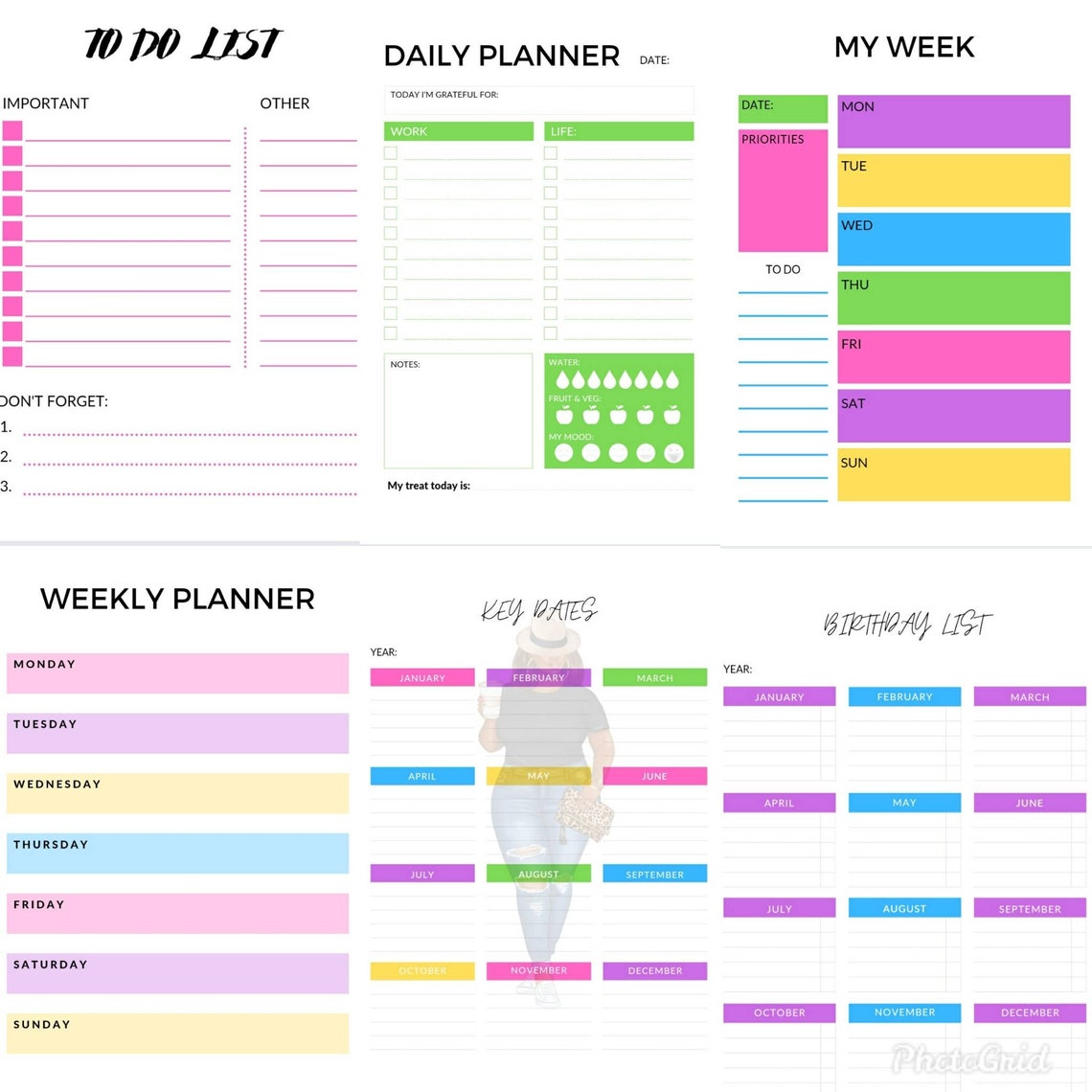 Girl Glow Planner | Etsy