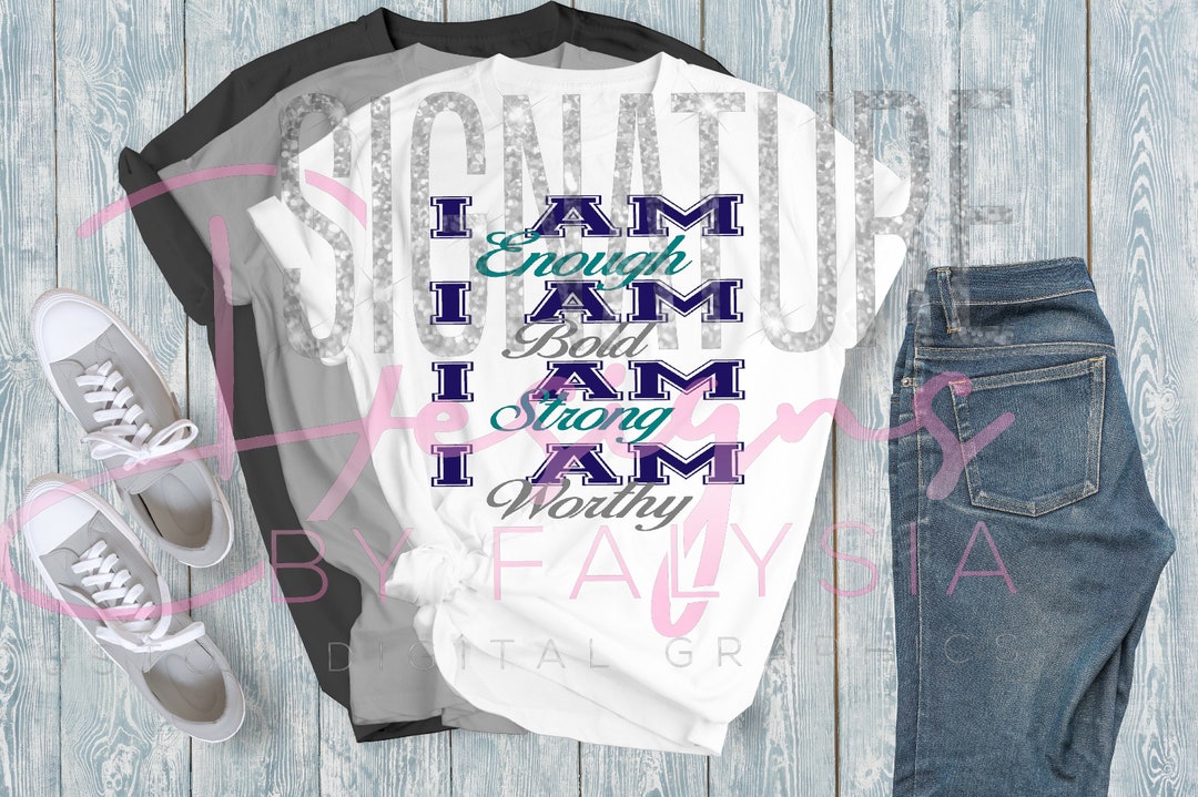 I Am Bundle SVG/PNG - Etsy