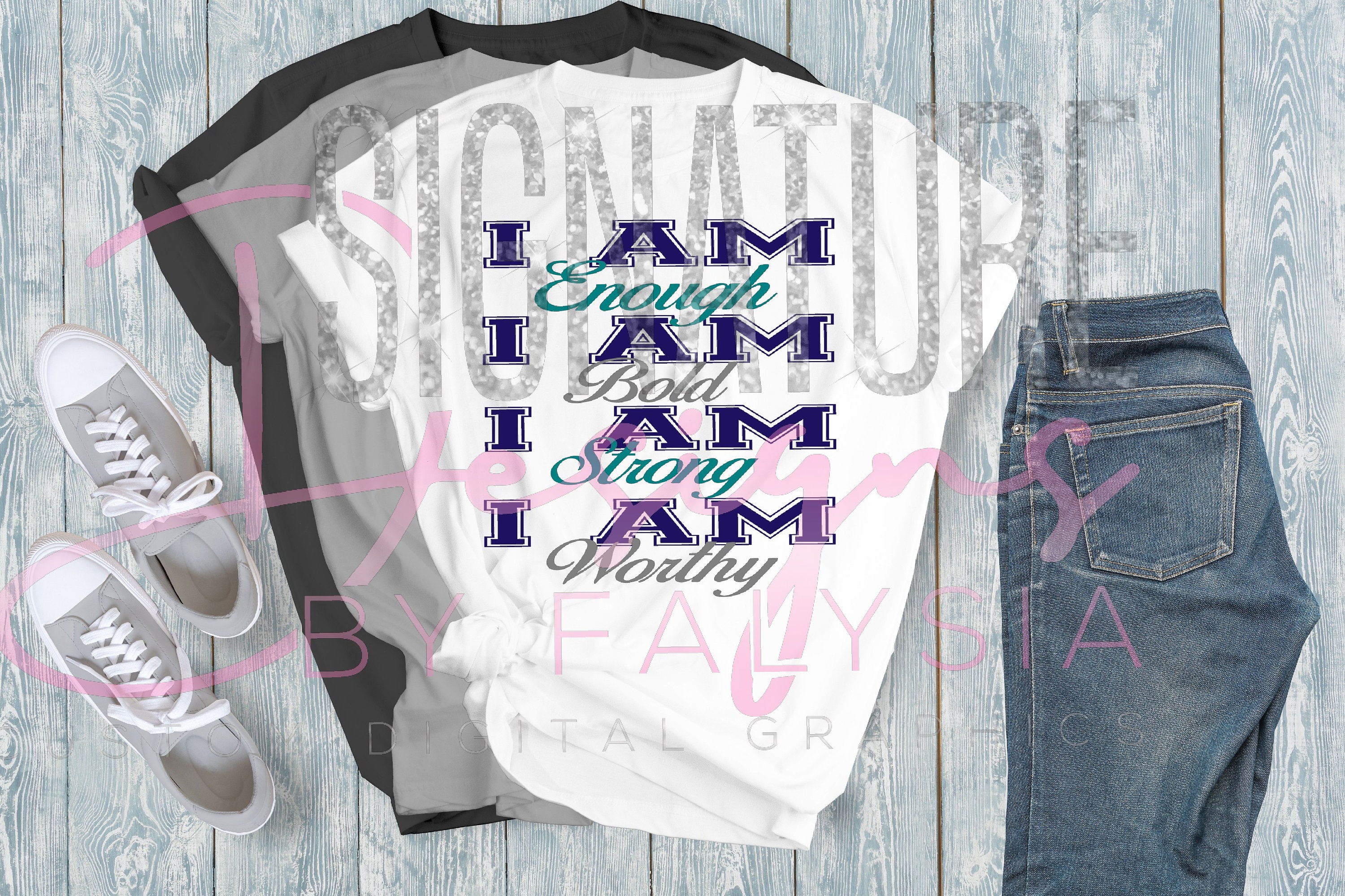 I Am Bundle SVG/PNG | Etsy